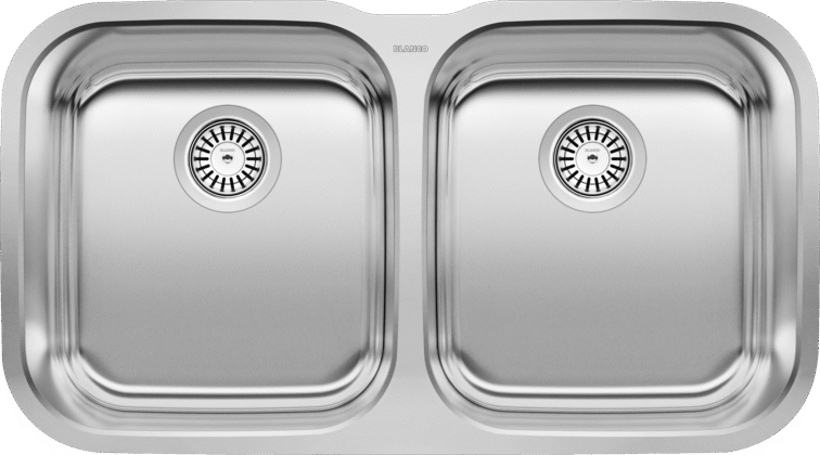 Blanco Stellar Equal Double Bowl Nested Sink - 514573 – Plumbing Deals