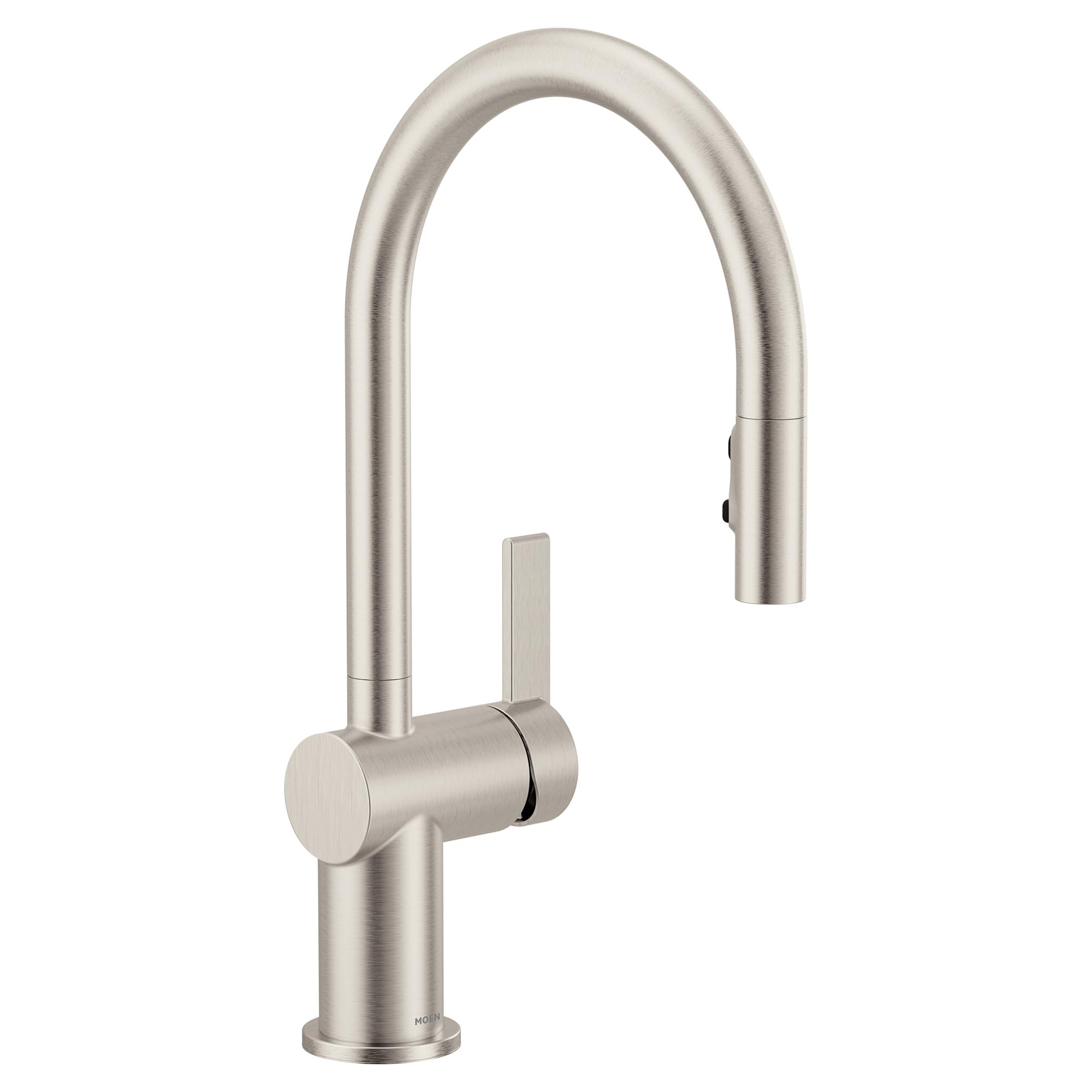 Moen Cia Spot Resist Stainless Modern Pulldown Kitchen Faucet with Pow ...